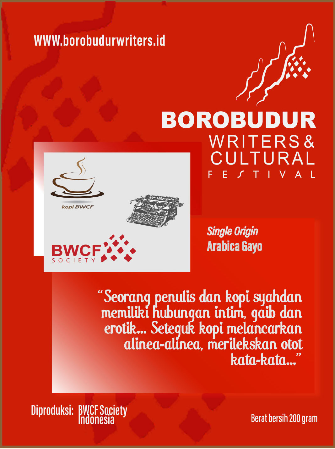 Kopi BWCF: Arabica Gayo | BWCF