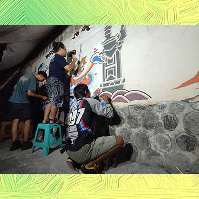 Mural Wayang Beber Sebagai Intervensi Estetik | BWCF