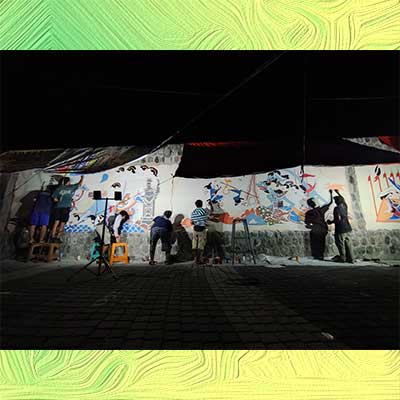 Mural Wayang Beber Sebagai Intervensi Estetik | BWCF